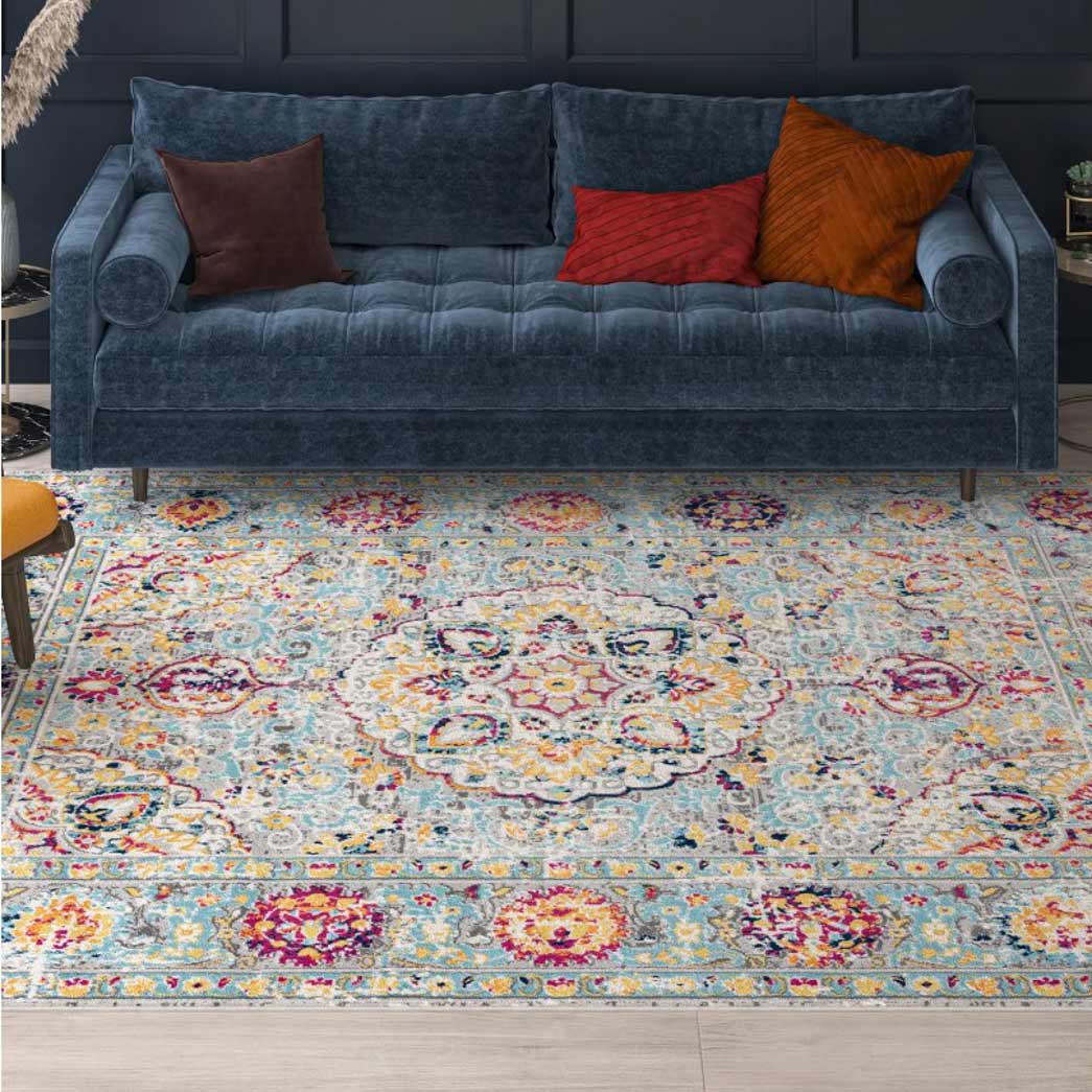 Tayse Area Rugs Dynamic Aqua DYN1619 Get Yours Today At Woodwudy.com ...