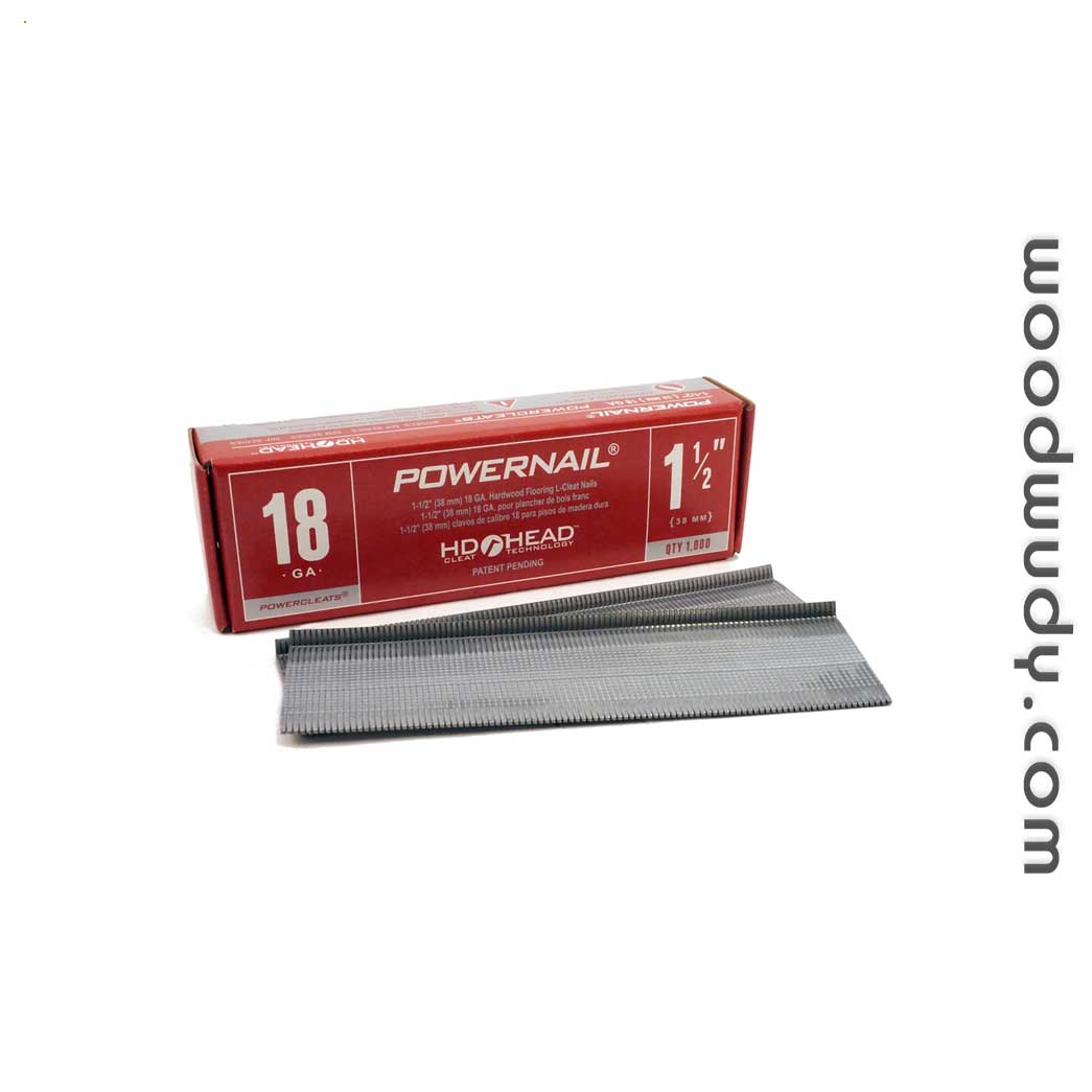 18 GA 1-1/2" Powercleats Powernail at Woodwudy Wholesale Flooring